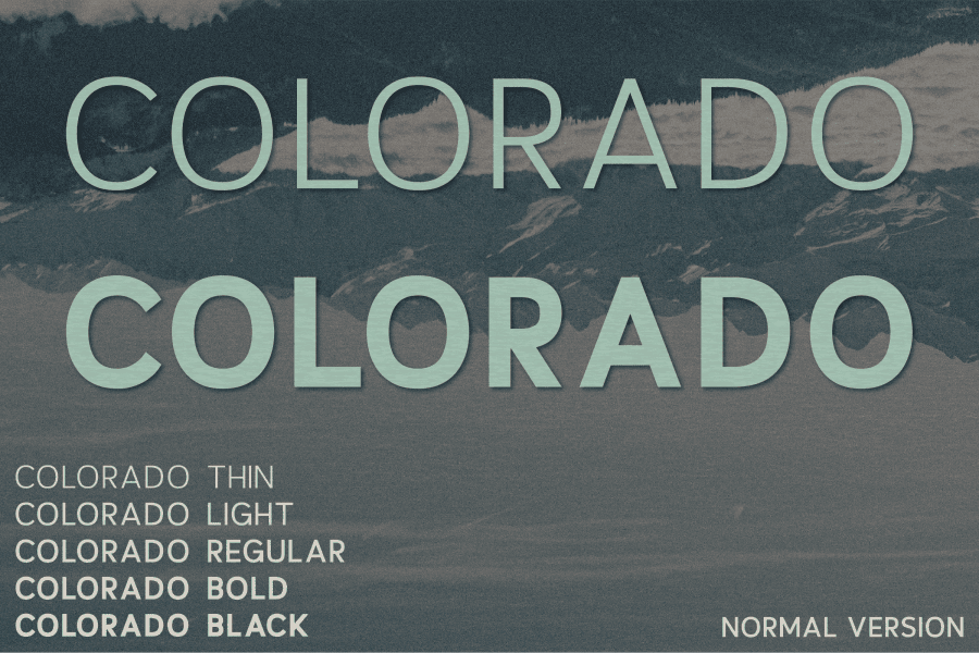 Colorado Font Family · 1001 Fonts