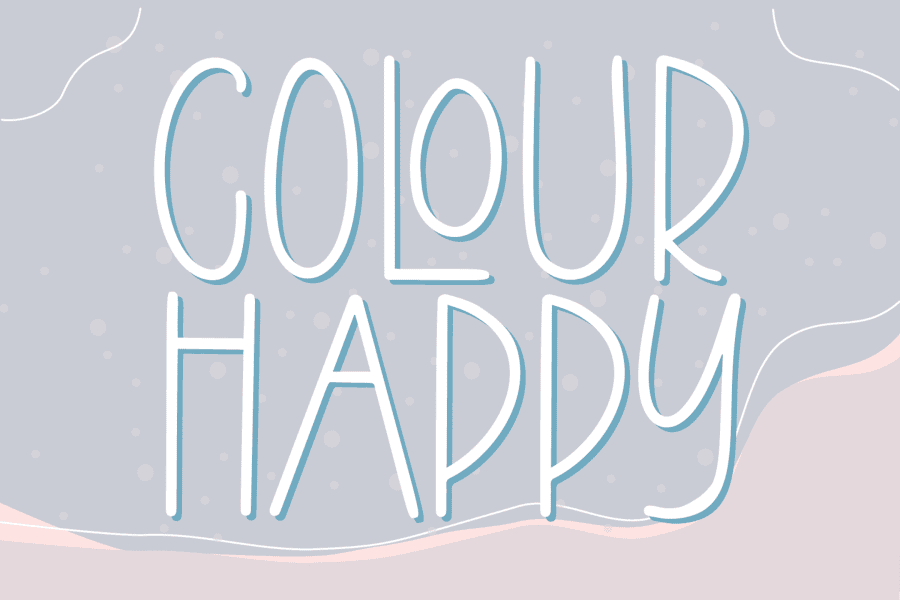 Colour Happy Font · 1001 Fonts