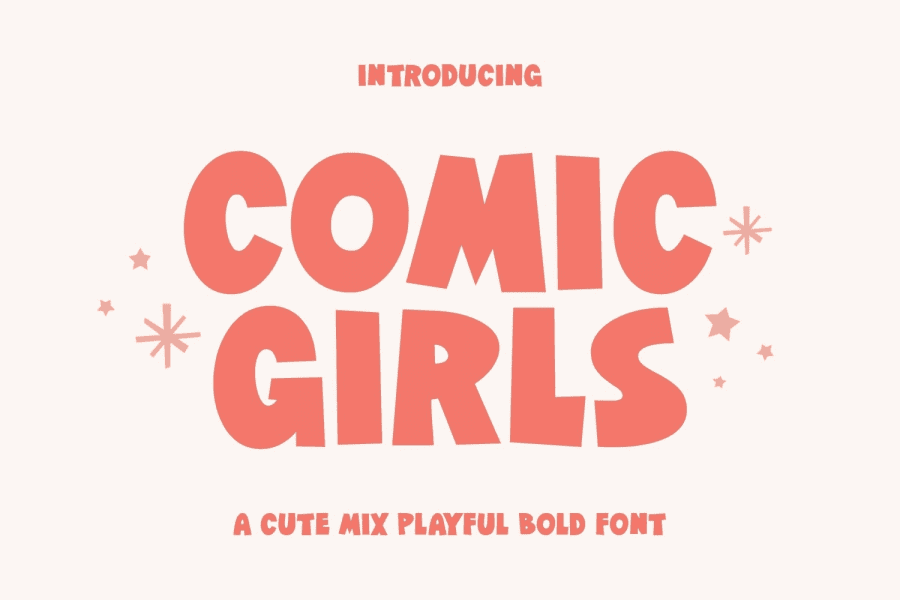 Comic Girls Font · 1001 Fonts