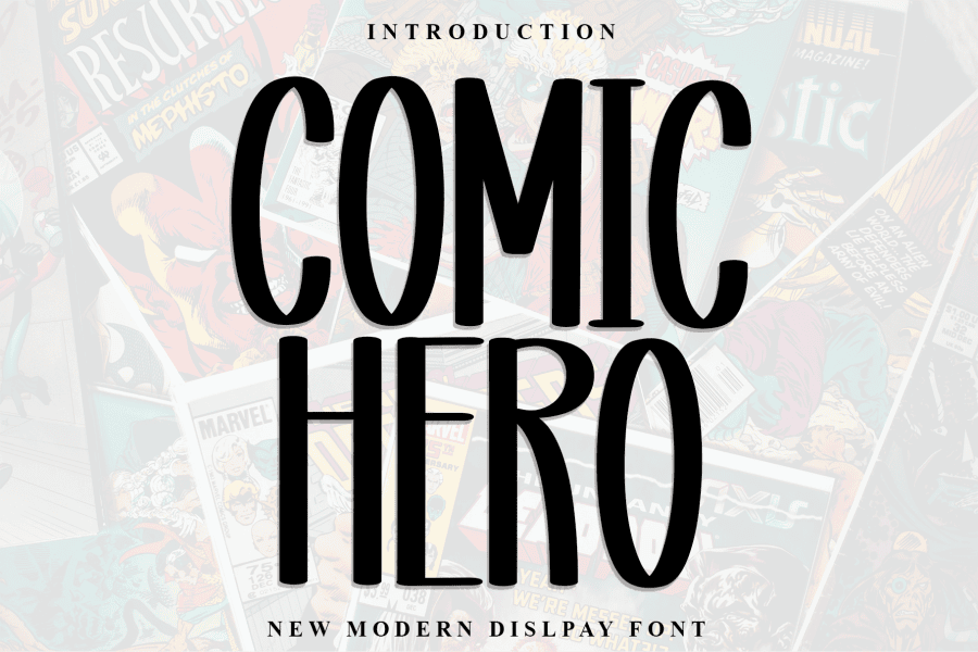 Comic Hero Font · 1001 Fonts