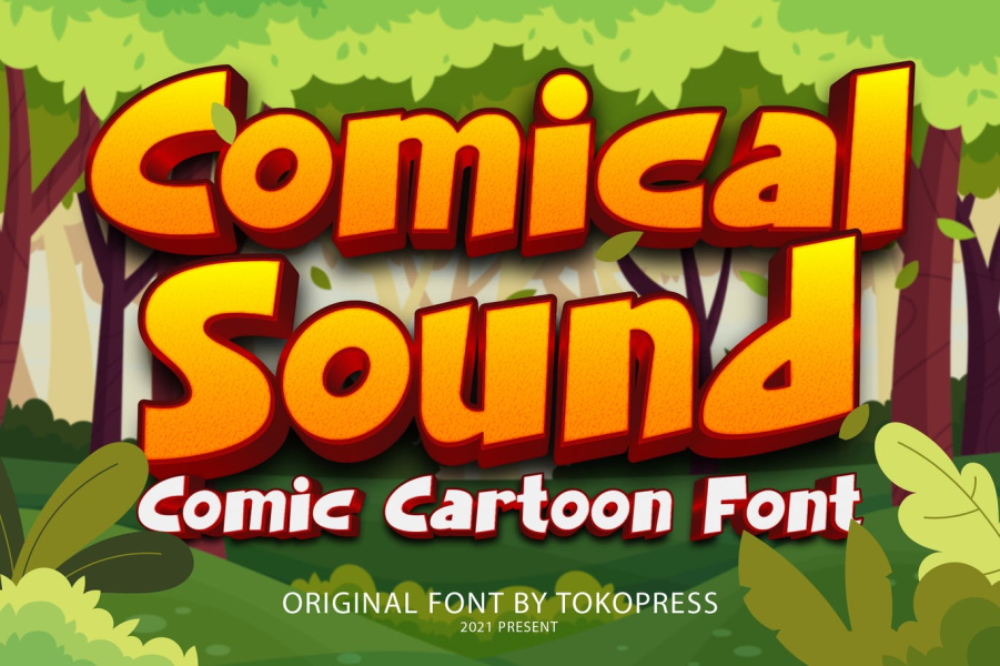 Comical Sound Font · 1001 Fonts