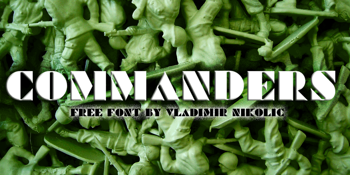 Commanders Font · 1001 Fonts