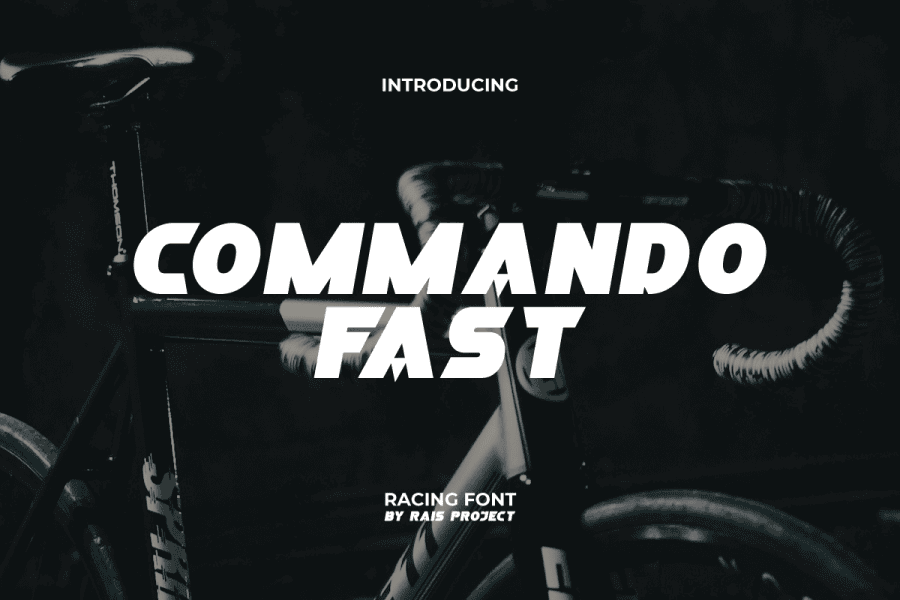 Commando Fast Demo Font · 1001 Fonts
