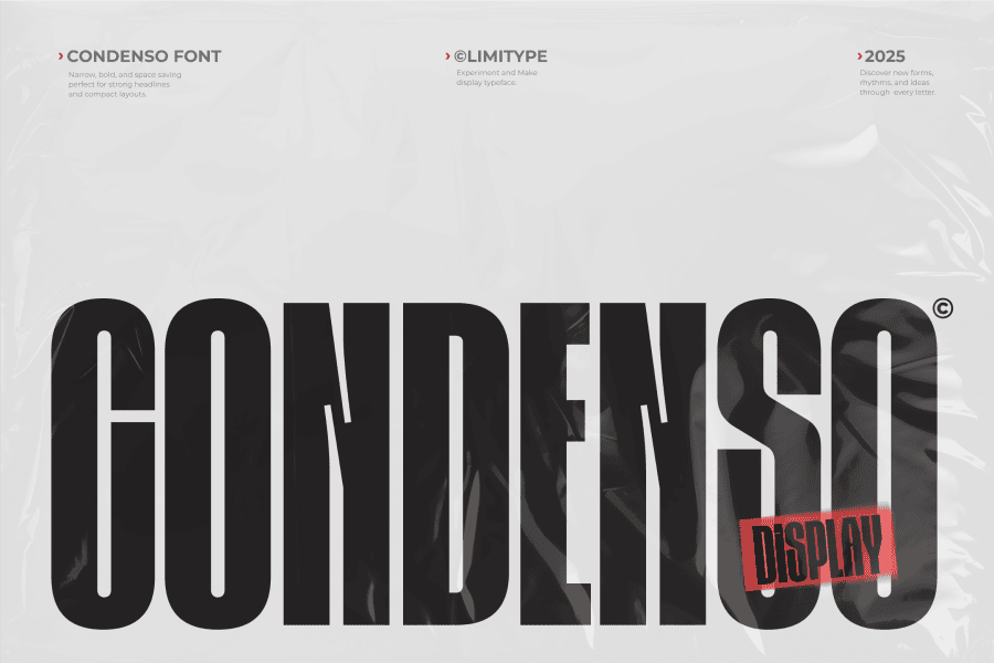 Condenso Demo Font · 1001 Fonts
