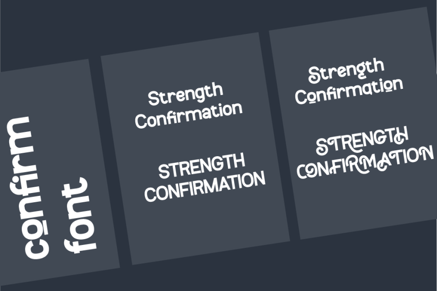 Confirm Font · 1001 Fonts