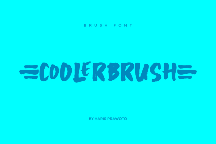 COOLERBRUSH Font · 1001 Fonts