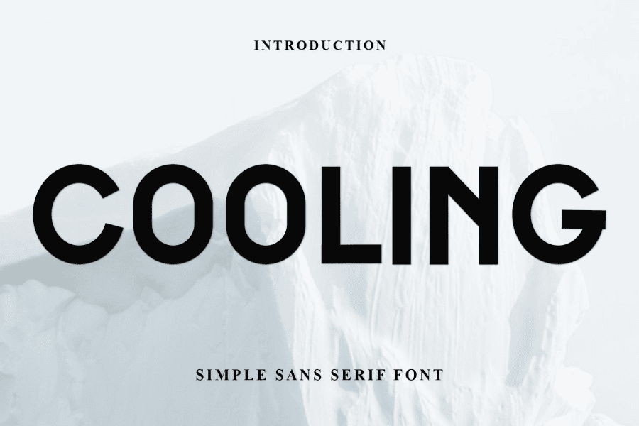 Cooling Font · 1001 Fonts