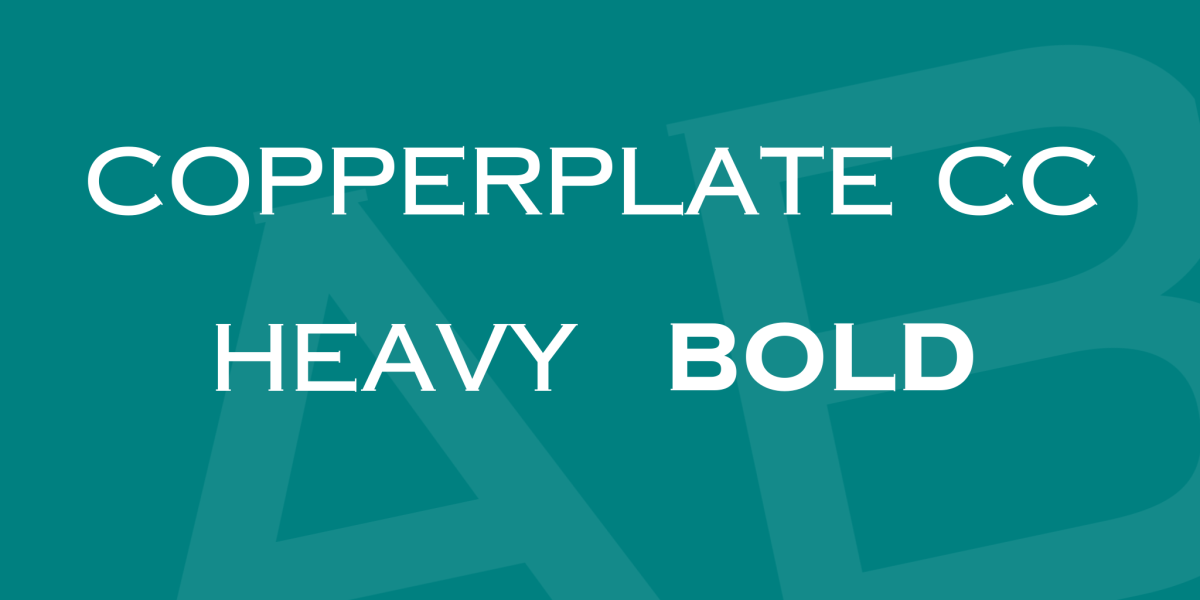 Copperplate CC Font Family · 1001 Fonts