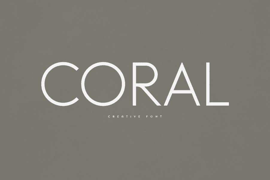 Coral Font · 1001 Fonts
