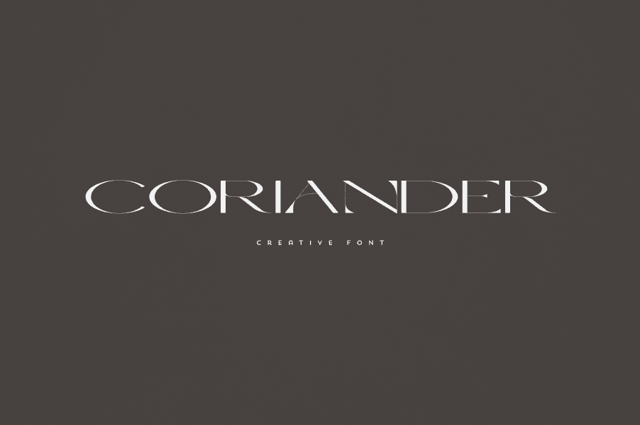 Coriander Font · 1001 Fonts