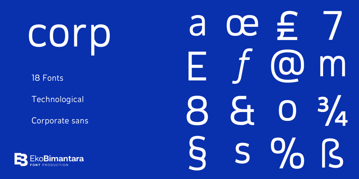 Corp Trial Font Family · 1001 Fonts