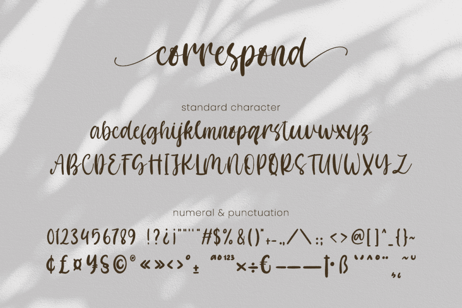 Correspond Font · 1001 Fonts