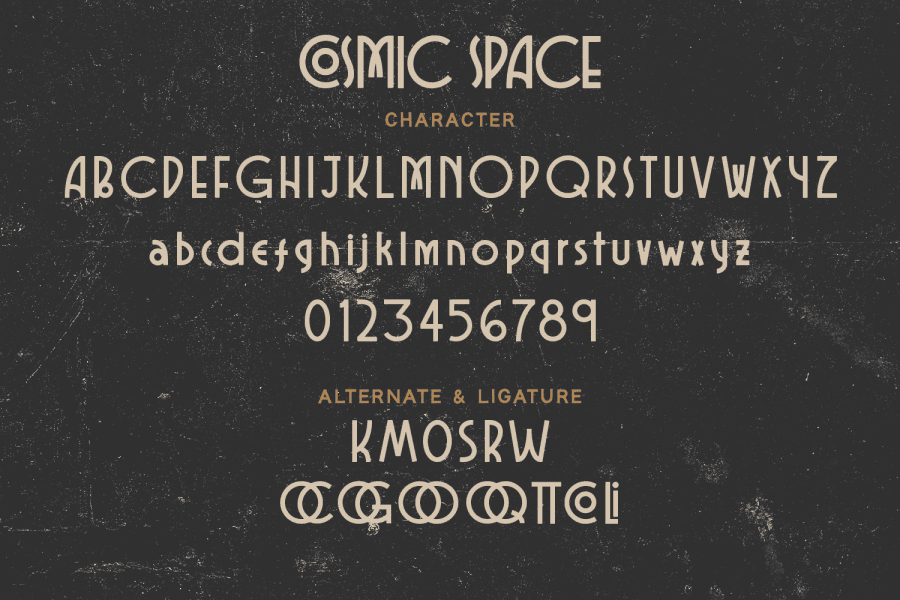 Cosmic Space Font · 1001 Fonts