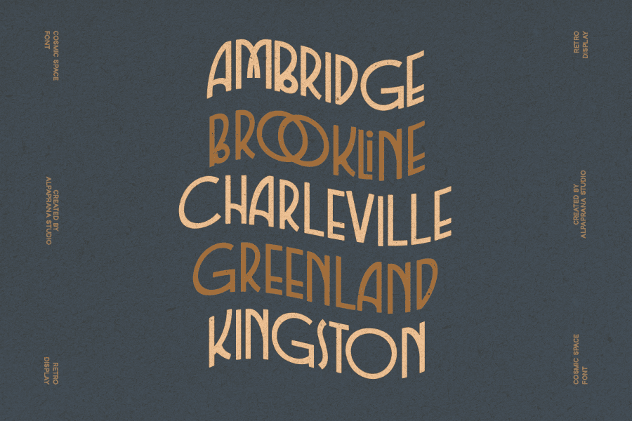 Cosmic Space Font · 1001 Fonts