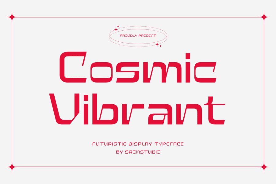 Cosmic Vibrant Font · 1001 Fonts