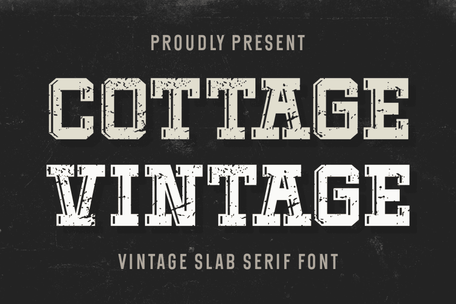 Cottage Vintage Font · 1001 Fonts