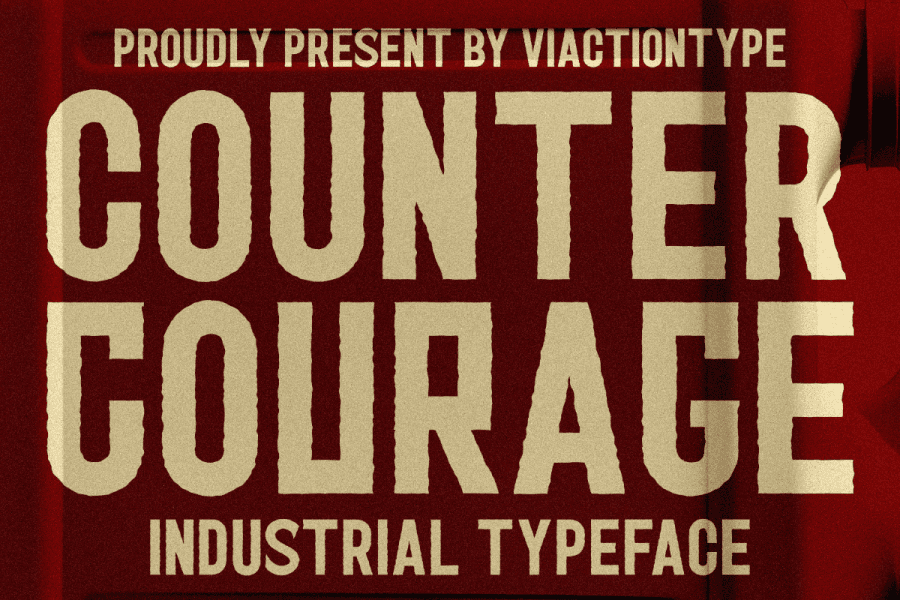 CounterCourage Font · 1001 Fonts