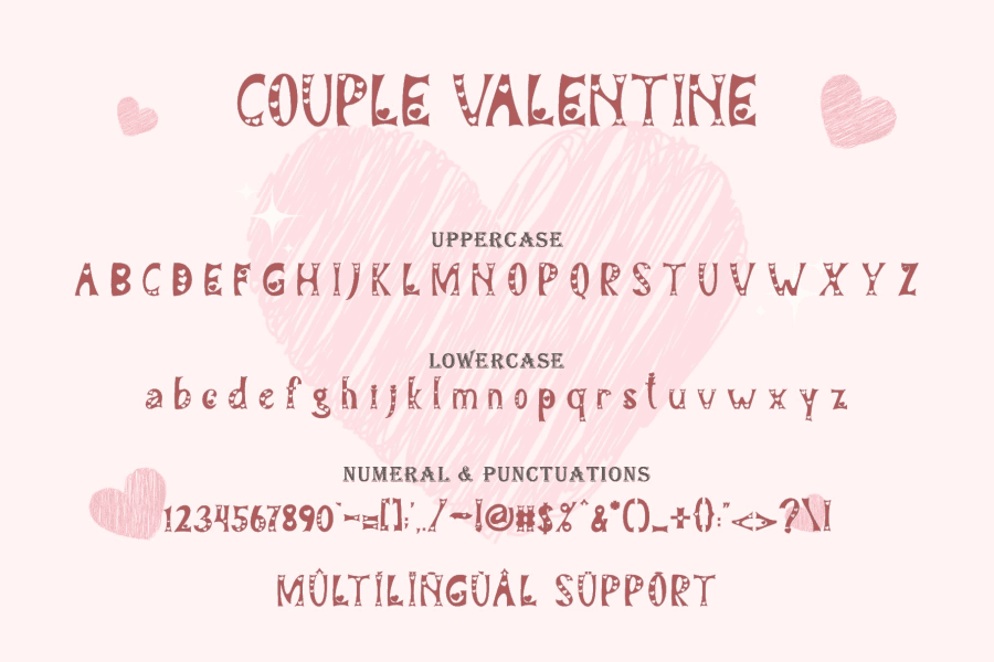 Couple Valentine Font · 1001 Fonts