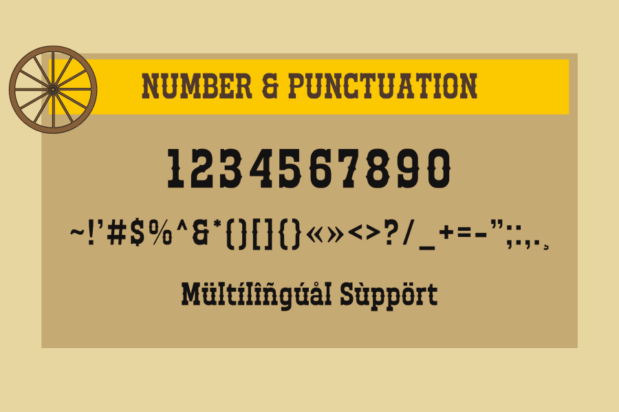 Cowboy Outlaw Font Family · 1001 Fonts