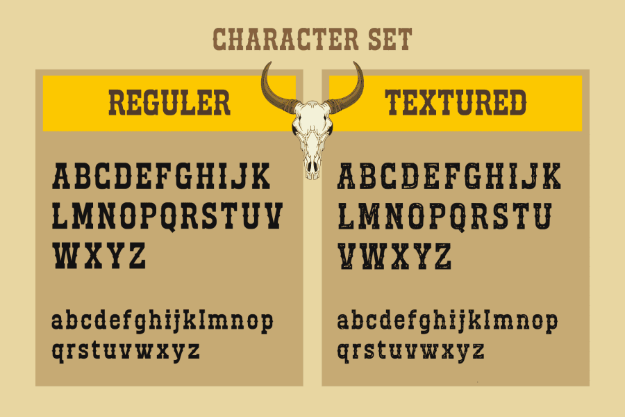 Cowboy Outlaw Font Family · 1001 Fonts