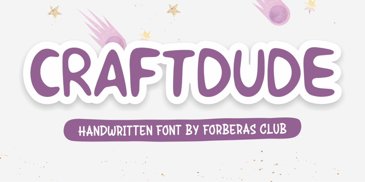 Craft Dude Font · 1001 Fonts