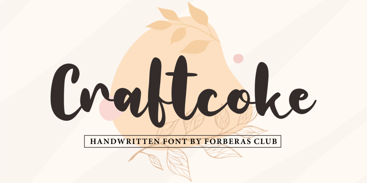Craftcoke Font · 1001 Fonts