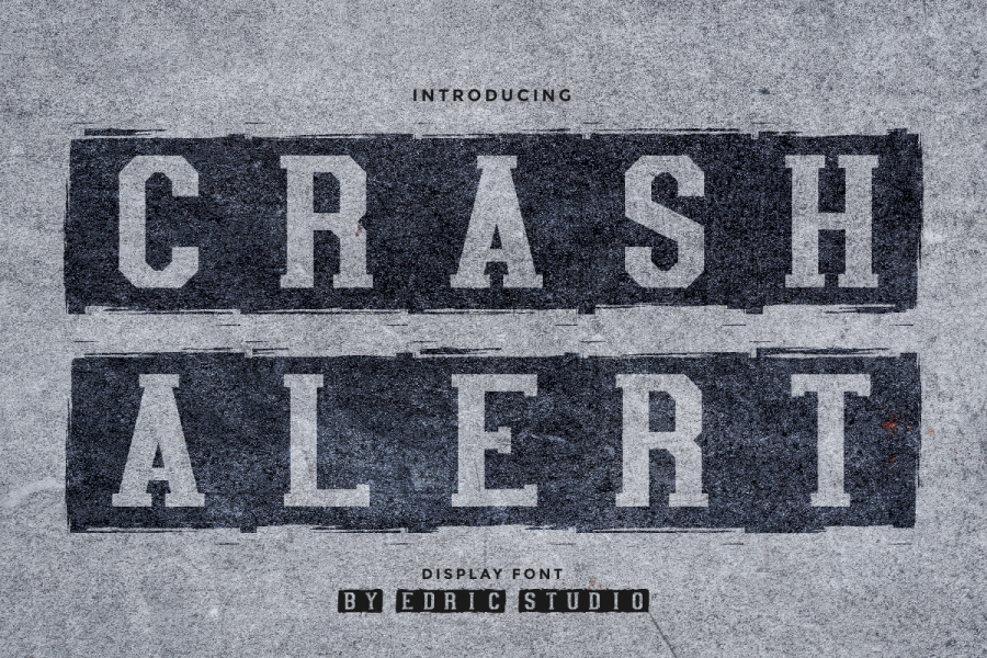 Crash Alert Demo Font · 1001 Fonts