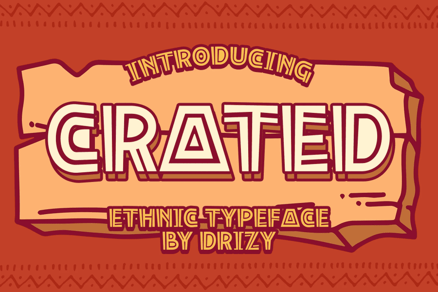 Crated Font · 1001 Fonts