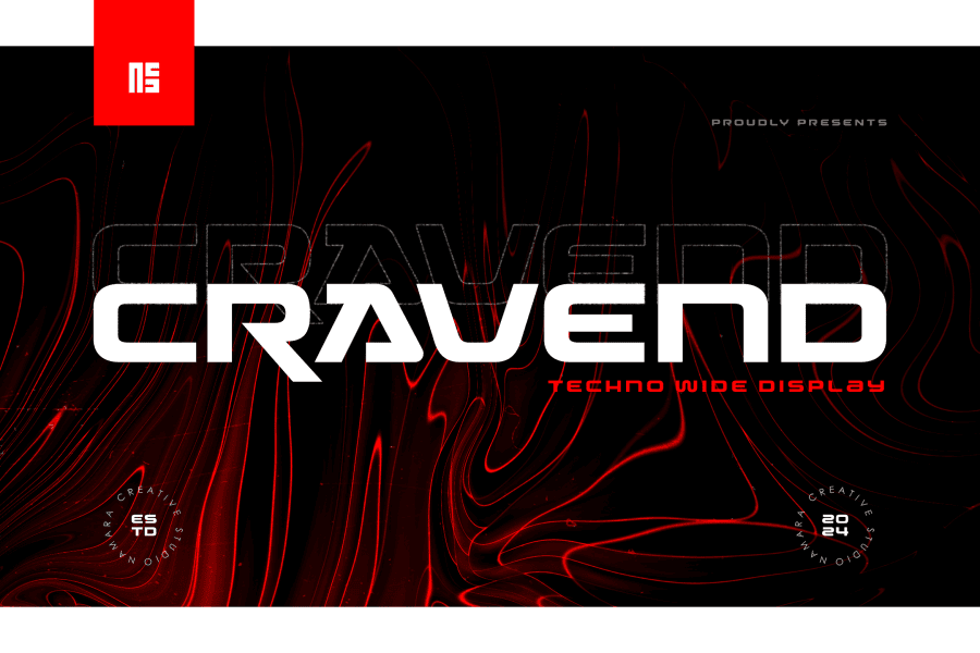 Cravend Font · 1001 Fonts