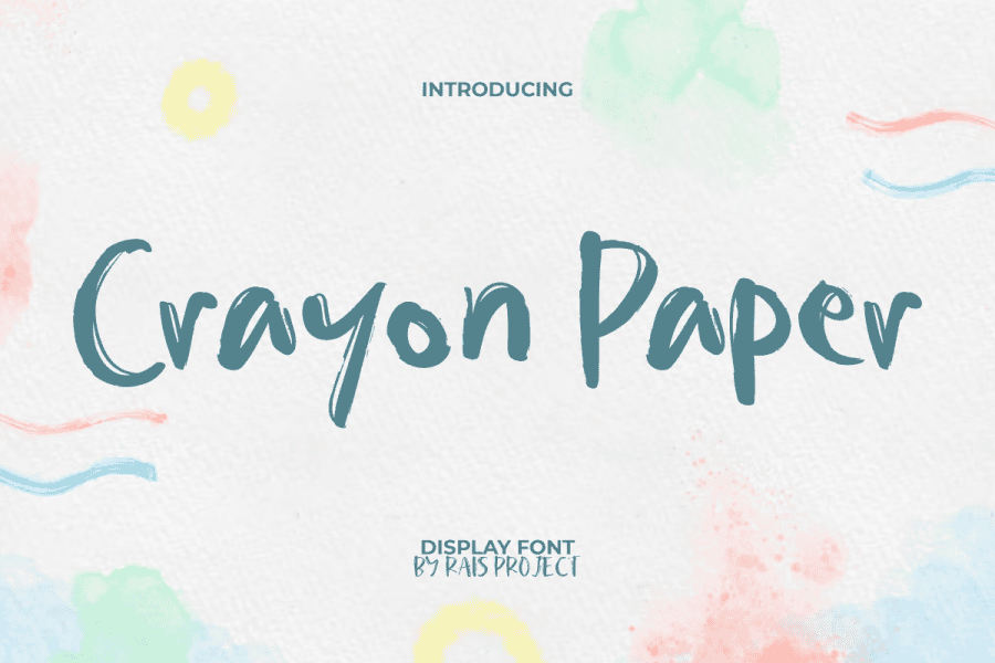 Crayon Paper Demo Font · 1001 Fonts