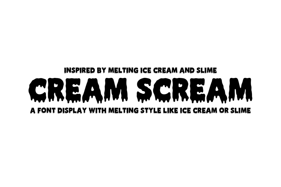 Cream Scream Font · 1001 Fonts