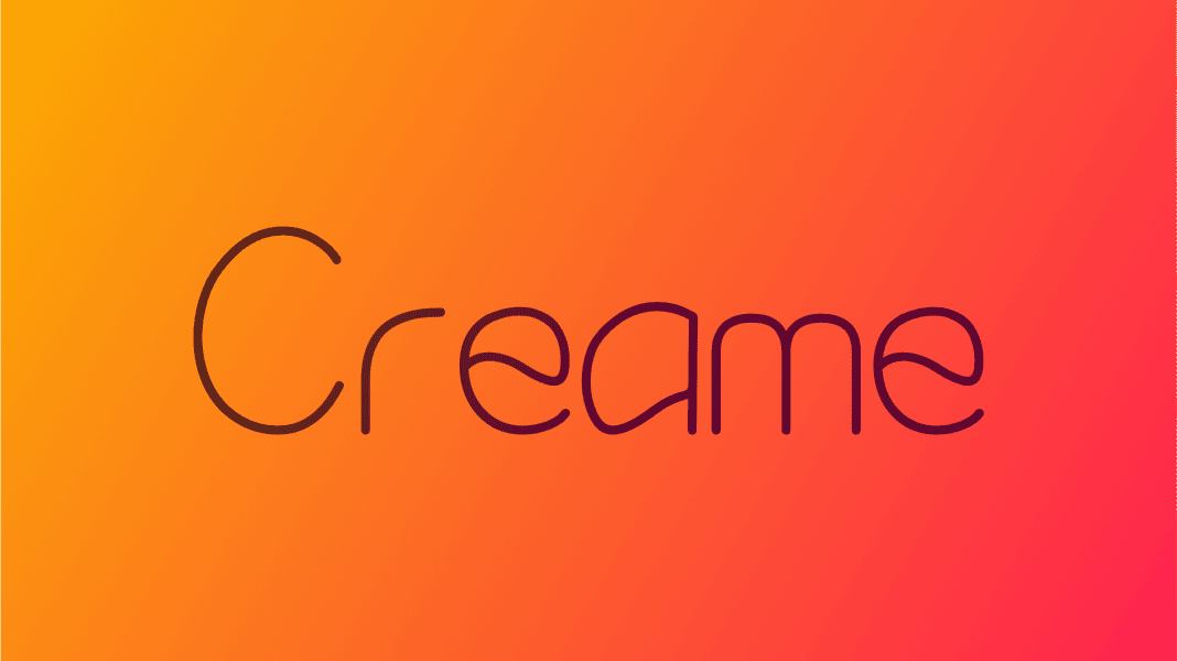 Creame Font · 1001 Fonts