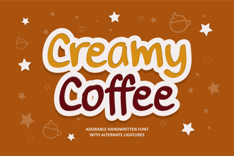 Creamy Coffee Demo Font · 1001 Fonts