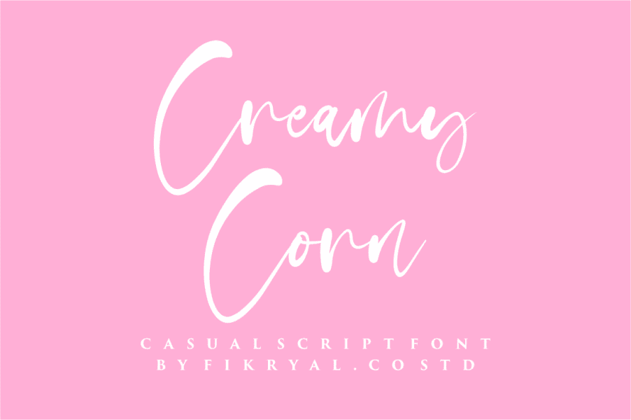 Creamy Corn Font · 1001 Fonts