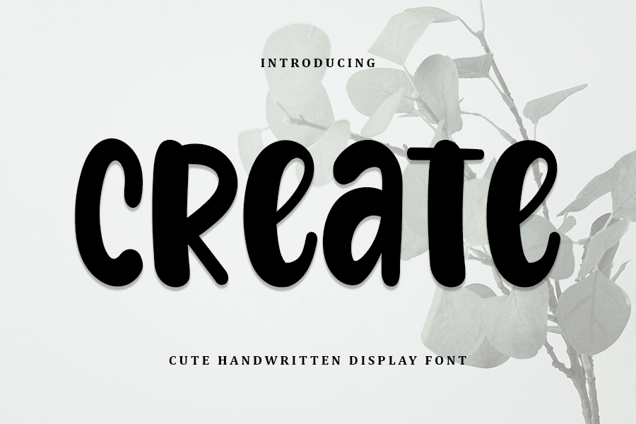 Create Font · 1001 Fonts