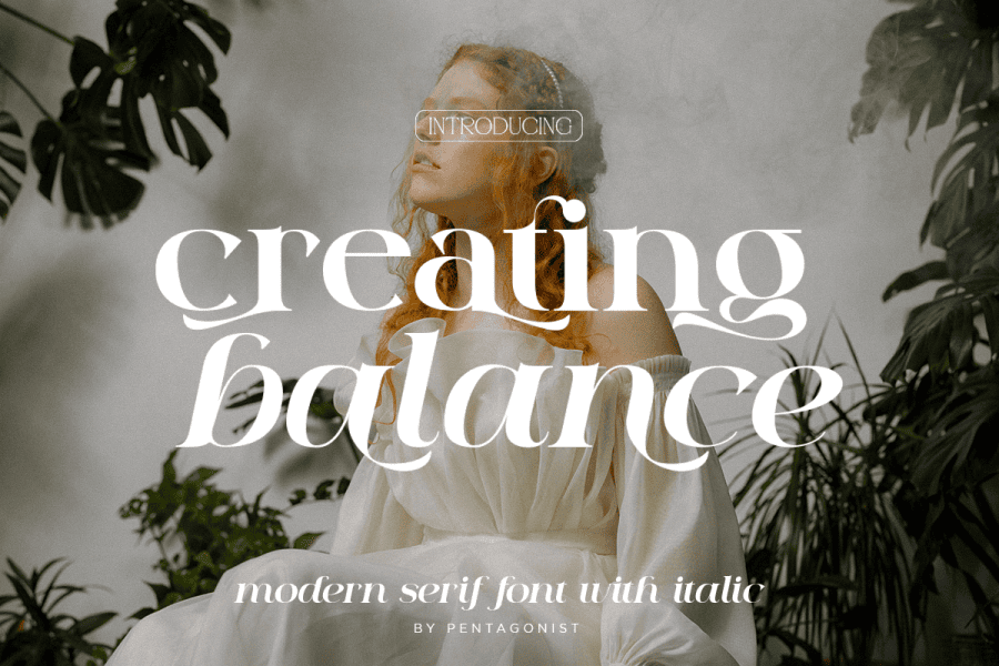 Creating Balance DEMO Font · 1001 Fonts