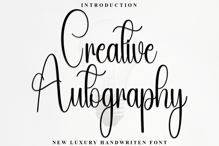 Creative Autography Font · 1001 Fonts