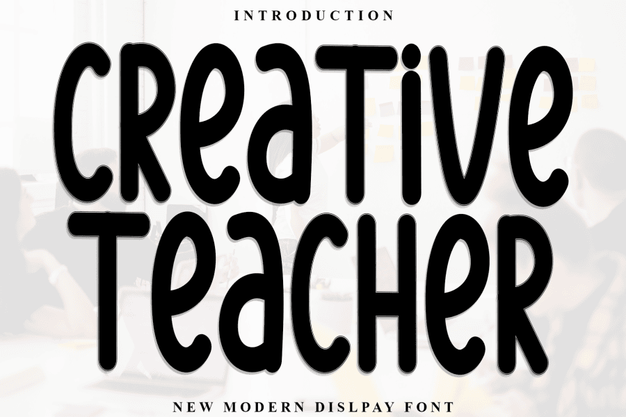 Creative Teacher Font · 1001 Fonts