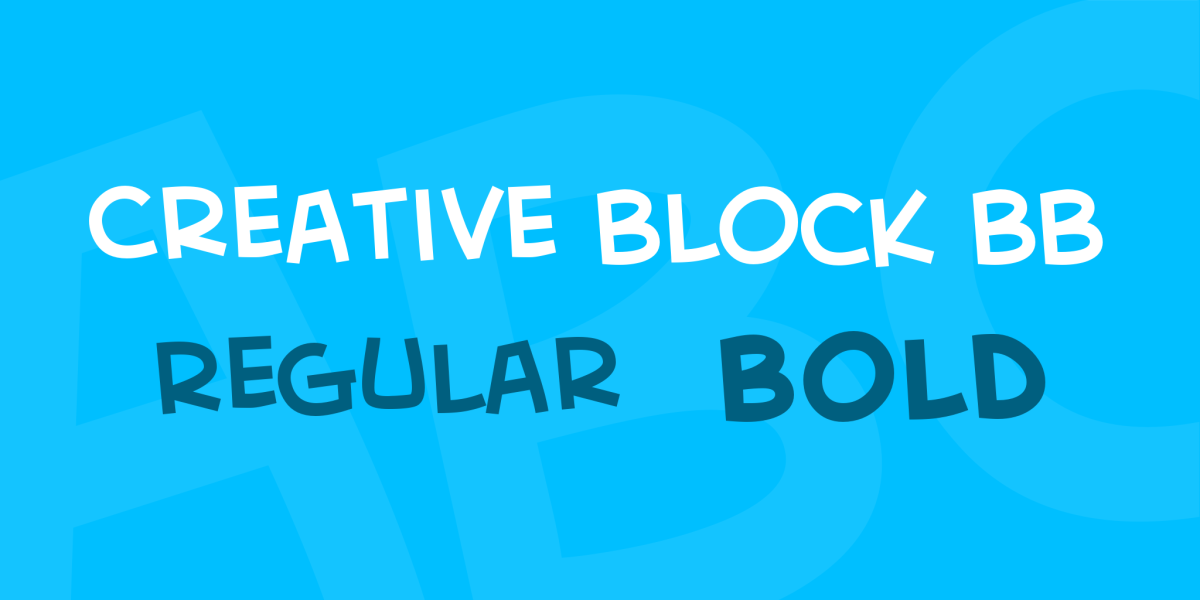 Creative Block BB Font Family · 1001 Fonts