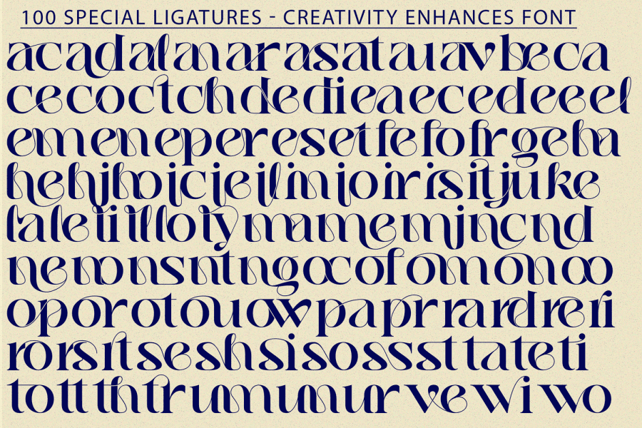 Creativity Enhances Demo Font · 1001 Fonts