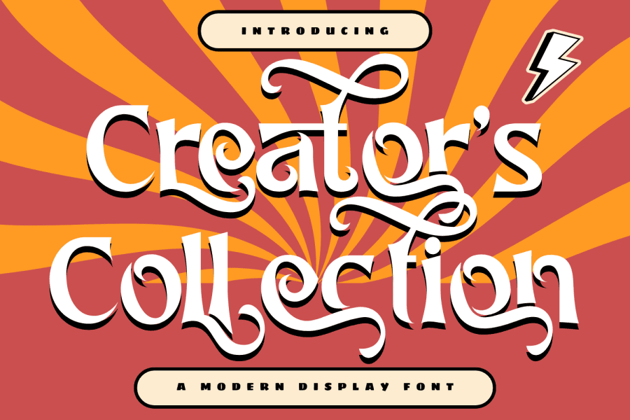 Creator's Collection Demo Font · 1001 Fonts