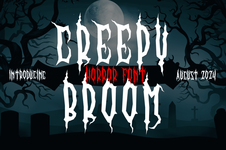 Creepy Broom Font · 1001 Fonts