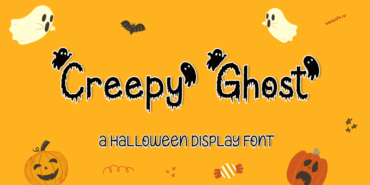 Creepy Ghost Font · 1001 Fonts