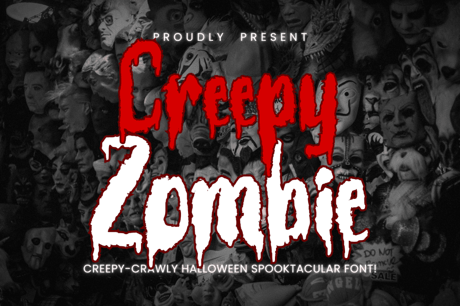 Creepy Zombie Font · 1001 Fonts