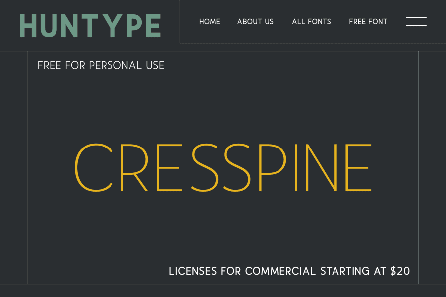 Cresspine Font Family · 1001 Fonts