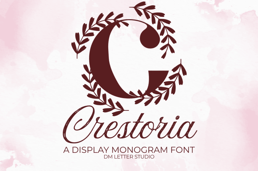 Crestoria Monogram Font · 1001 Fonts