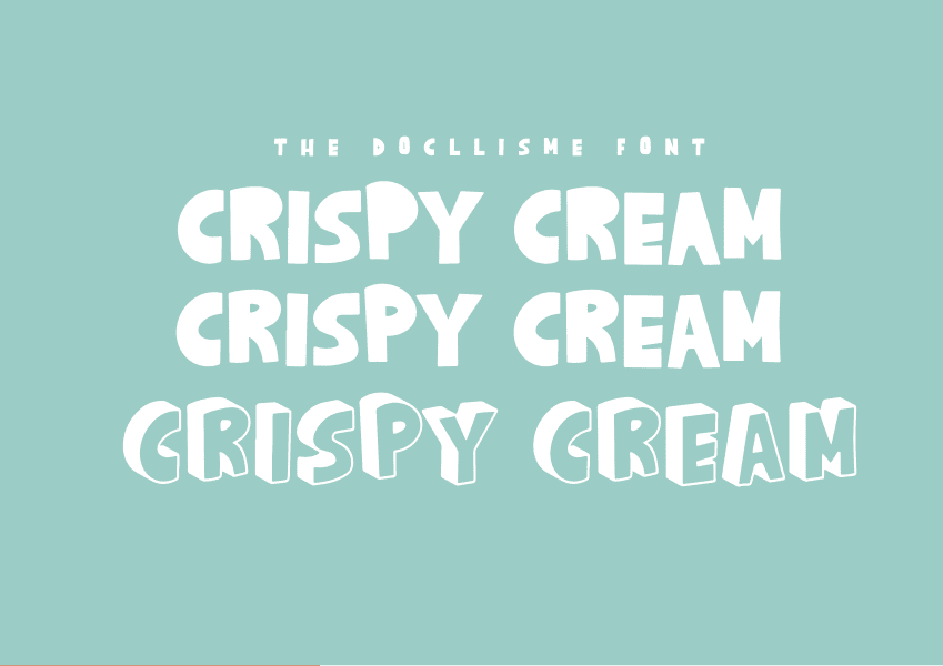 Crispy Cream Font Family · 1001 Fonts