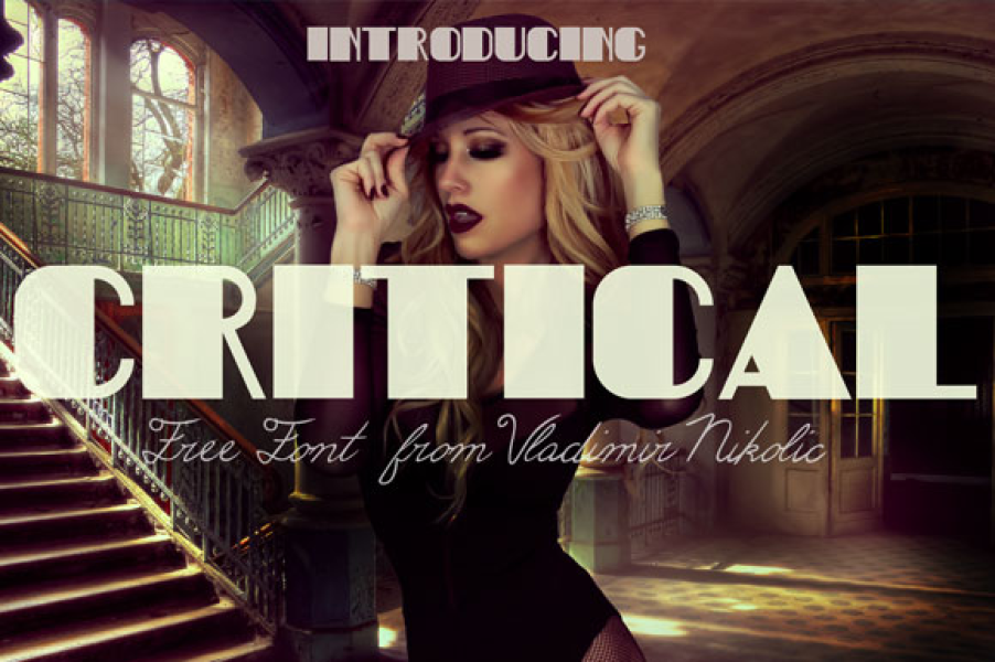 Critical Font · 1001 Fonts