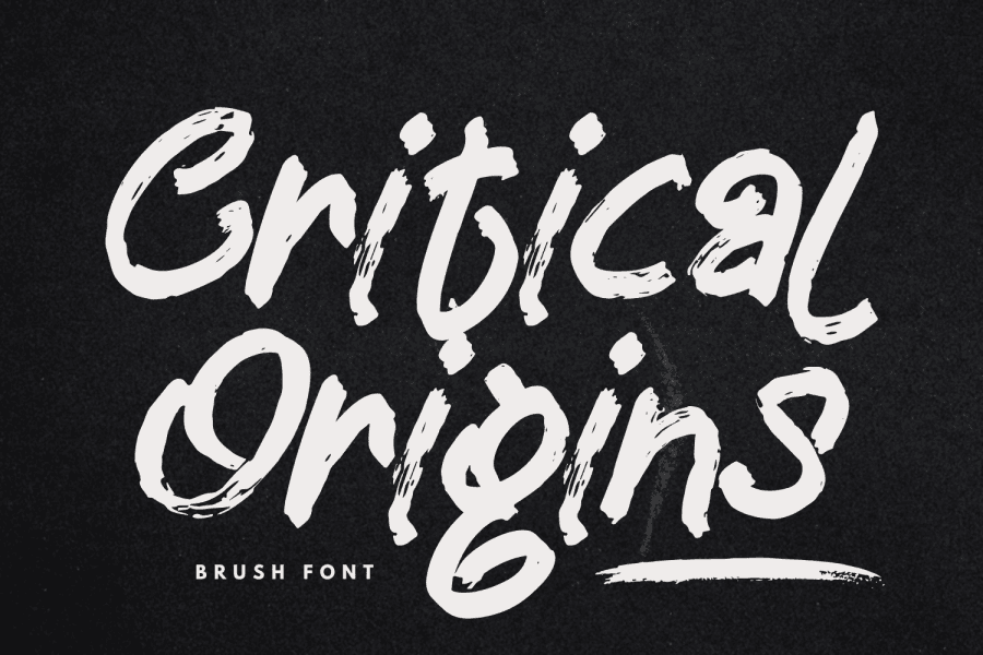 Critical Origins Demo Font · 1001 Fonts