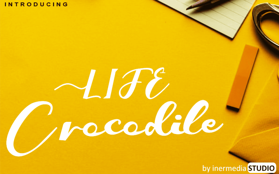 Crocodile Font · 1001 Fonts